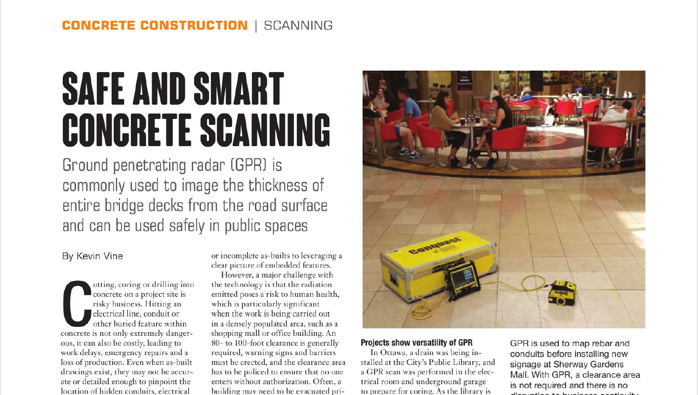 Concrete Scanning - Heavy Equipment Guide | multiVIEW